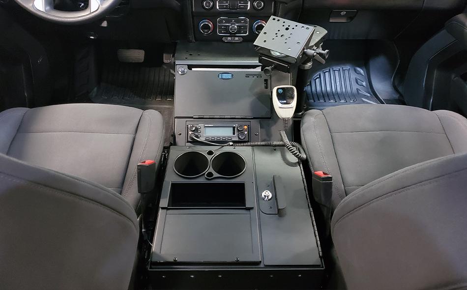 2021+ Chevrolet Tahoe Wide Body Console Box with Internal Printer Moun ...