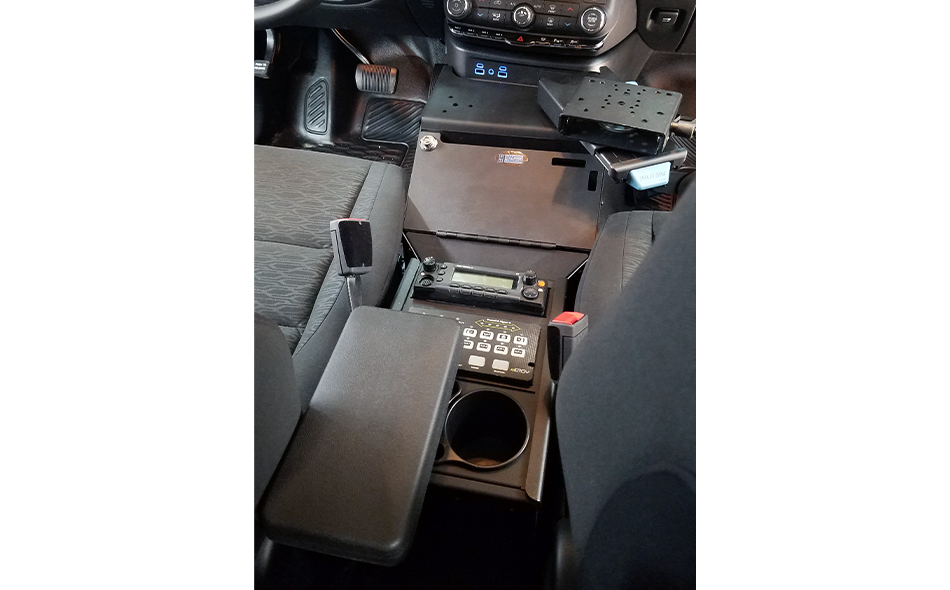 In-Console Printer Mount for Standard Width Console Boxes | www ...