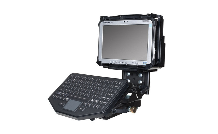 Tablet Display Mount Kit: Mongoose® and Keyboard Tray | www.Goldfingers.app